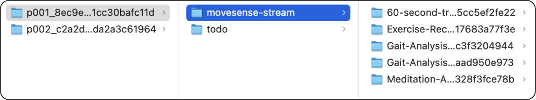 Movesense Data Format